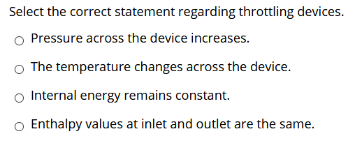 Solved Select the correct statement regarding throttling | Chegg.com
