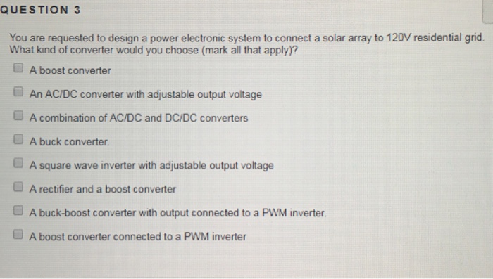 Solved QUESTION 3 You are requested to design a power | Chegg.com