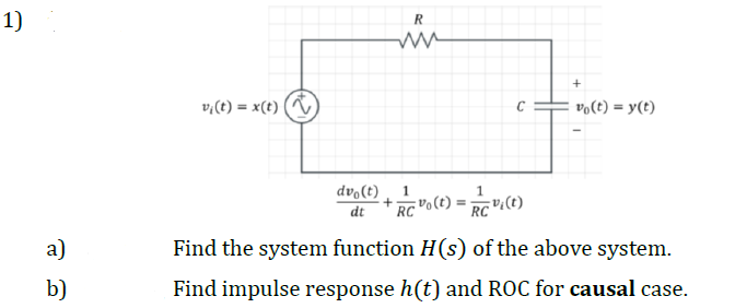 Solved Find the system function H(s) of the above system. | Chegg.com