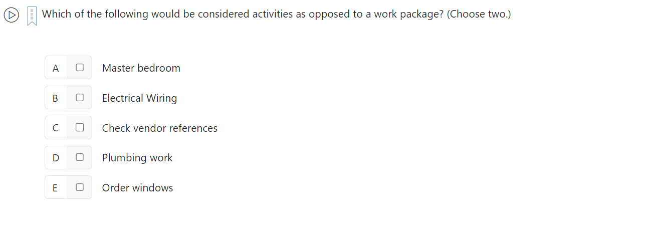 Solved (D) ﻿Which of the following would be considered | Chegg.com