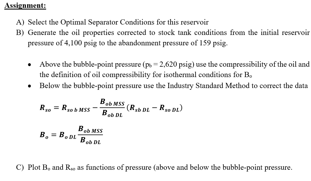 Solved Question 1 (60 Points): Consider the PVT data from | Chegg.com
