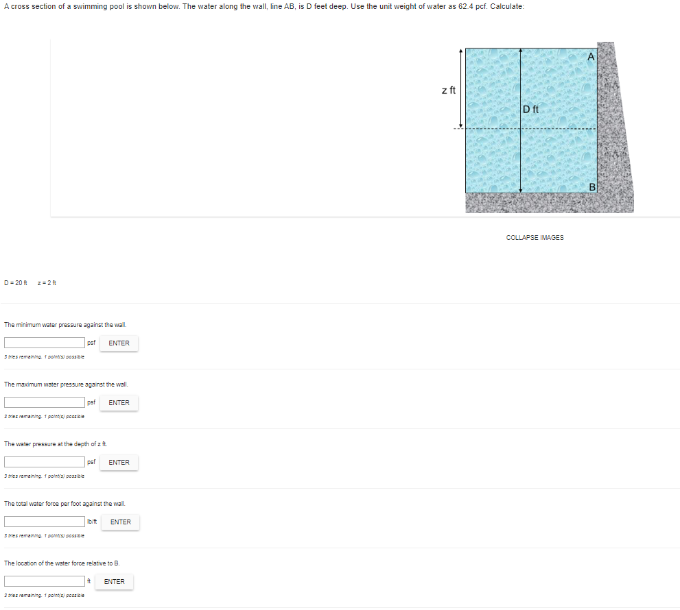 Solved A cross section of a swimming pool is shown below. | Chegg.com