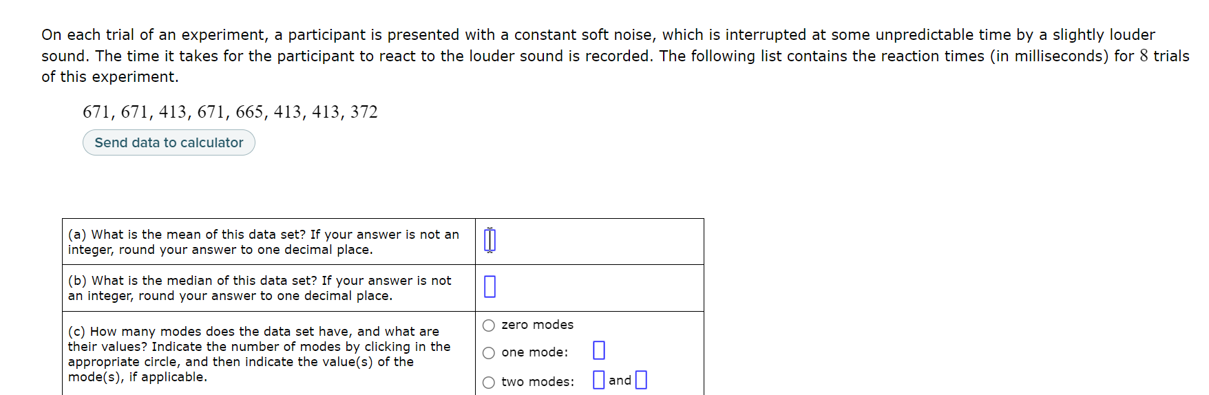 Solved On each trial of an experiment, a participant is | Chegg.com
