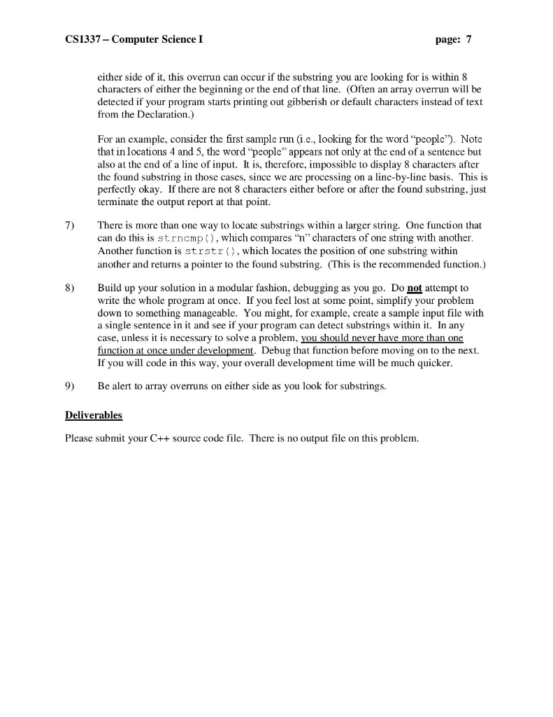 Solved Computer Science I CS1337 Assignment #5- Modes and | Chegg.com