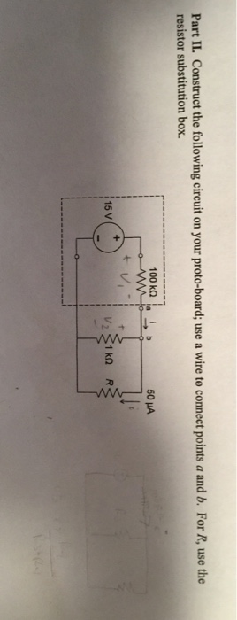 Solved Part II. Construct resistor substitution box. the | Chegg.com