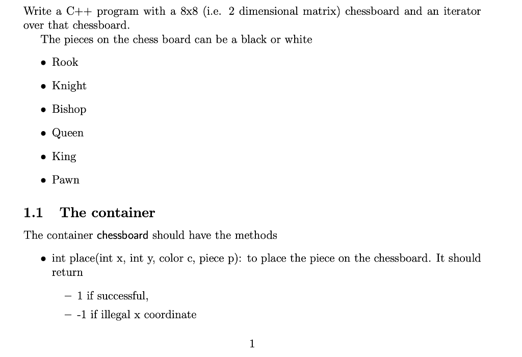 Write a C++ program with a 8x8 (i.e. 2 dimensional | Chegg.com