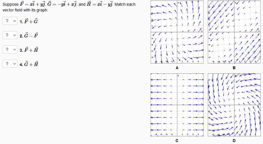 Solved = Suppose F = xi + yj, G=-yi + x), and # = xi – yj. | Chegg.com