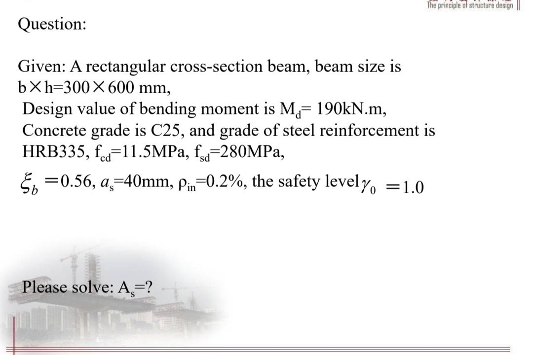 Solved Question:Given: A rectangular cross-section beam, | Chegg.com