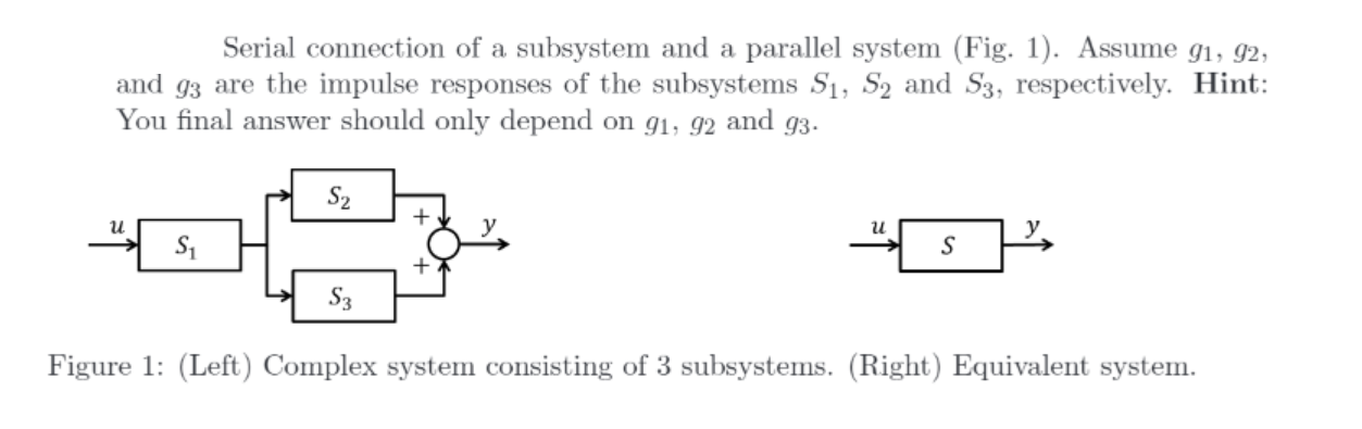 Solved Calculate the impulse response of the equivalent | Chegg.com