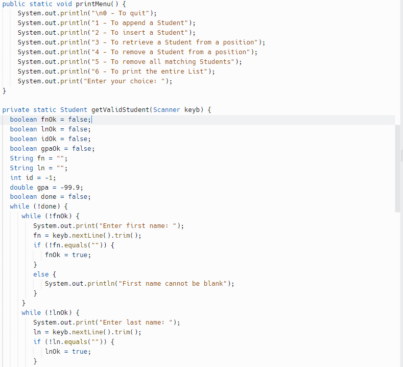 Solved Hi for this program I need help handling certain | Chegg.com
