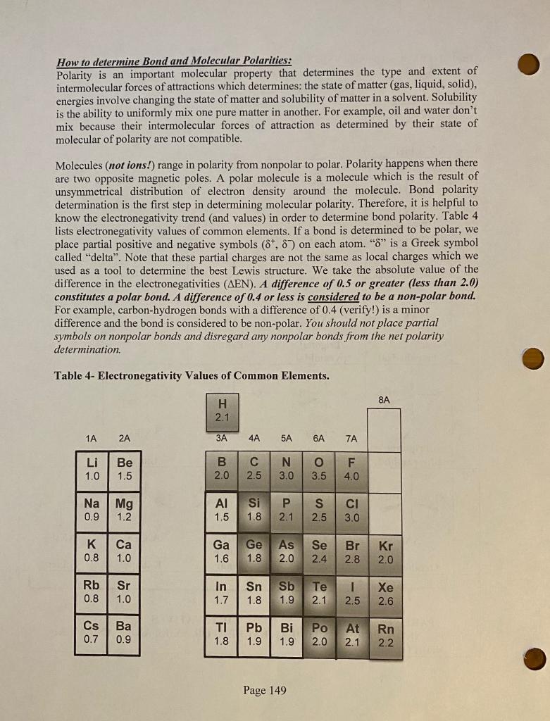Solved Lab 21-VESPER PURPOSE . Predict Lewis structure of | Chegg.com