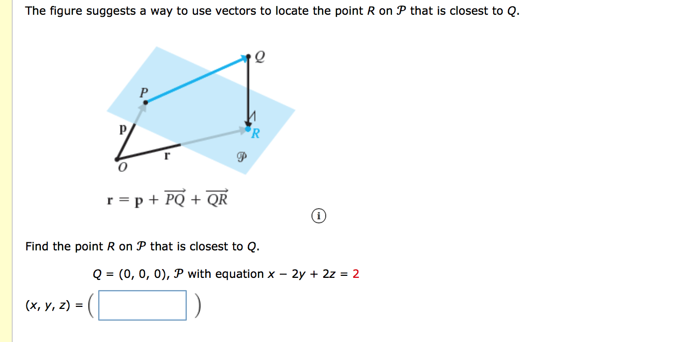 Solved The figure suggests a way to use vectors to locate | Chegg.com