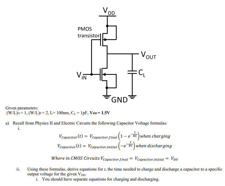 Using these formulas, derive equations for t, the | Chegg.com