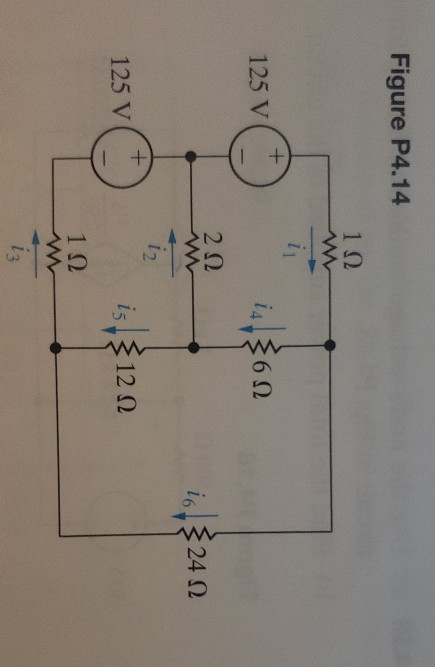Solved 4.33 Solve Problem 4.14 using the mesh-current | Chegg.com