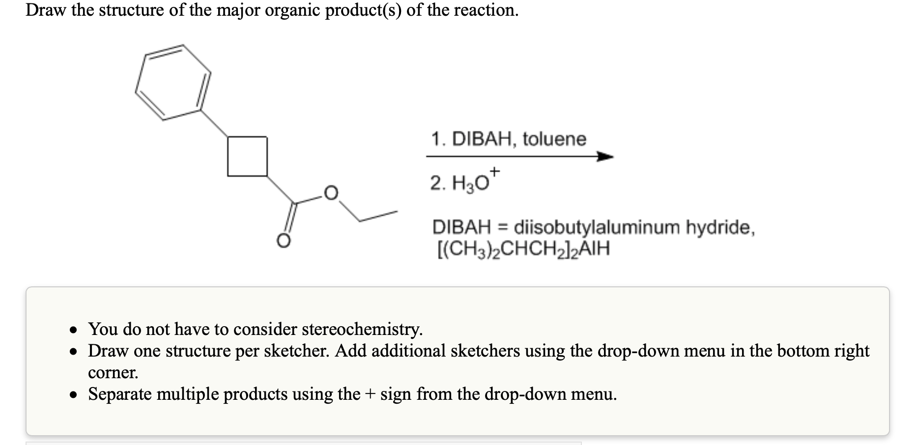 Solved Draw the structure of the major organic product(s) of | Chegg.com