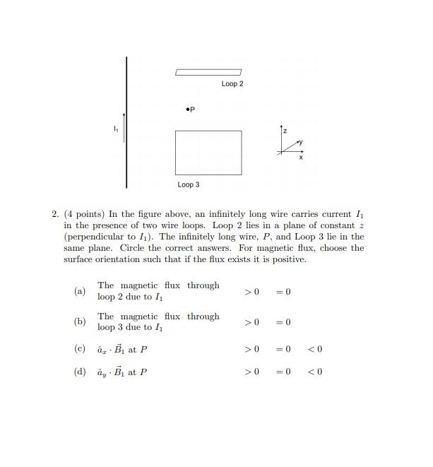Solved Loop 2 1 Loop 3 2. (4 points) In the figure above, an | Chegg.com