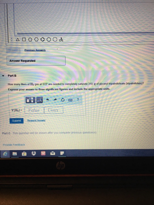 Solved How many liters of H2 gas at STP are needed to | Chegg.com