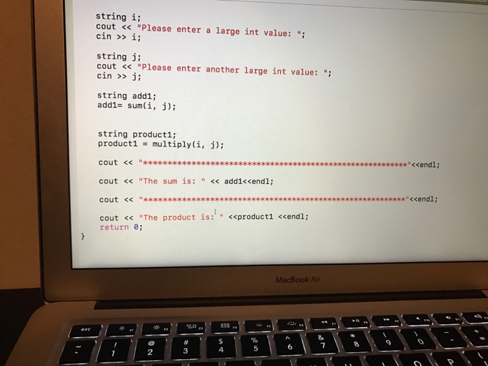 Solved #include Kiostream> using namespace std; string | Chegg.com