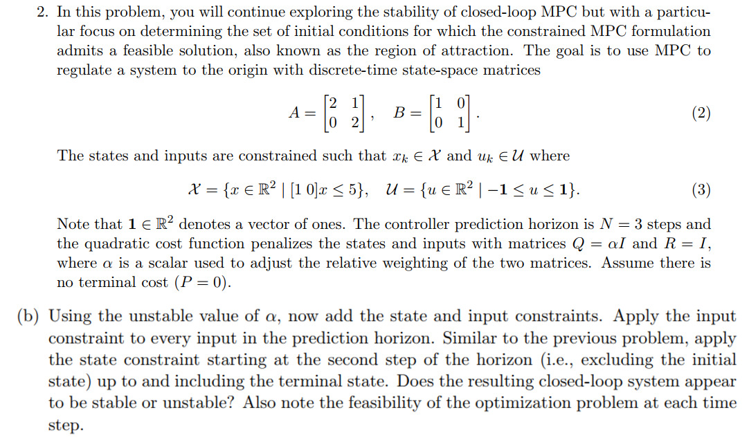 Solved 2. In this problem, you will continue exploring the | Chegg.com