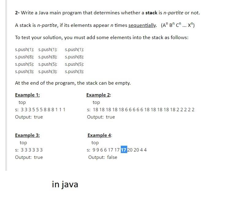 Solved 2- Write a Java main program that determines whether | Chegg.com