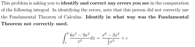 Solved This problem is asking you to identify and correct | Chegg.com