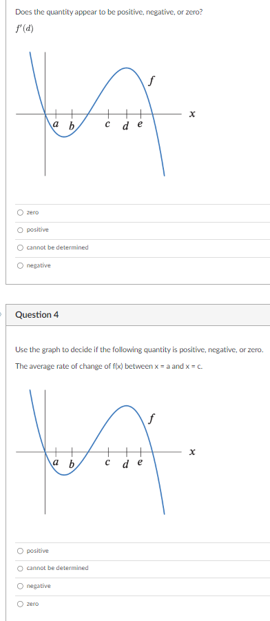 Solved Does the quantity appear to be positive, negative, or | Chegg.com