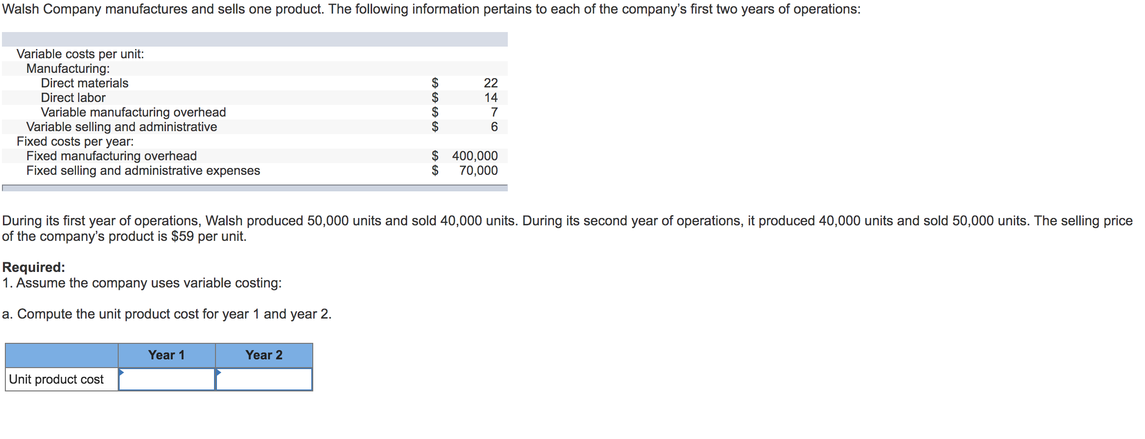 Solved 3. Reconcile the difference between variable costing | Chegg.com