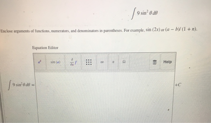 Solved Enclose arguments of functions, numerators, and | Chegg.com