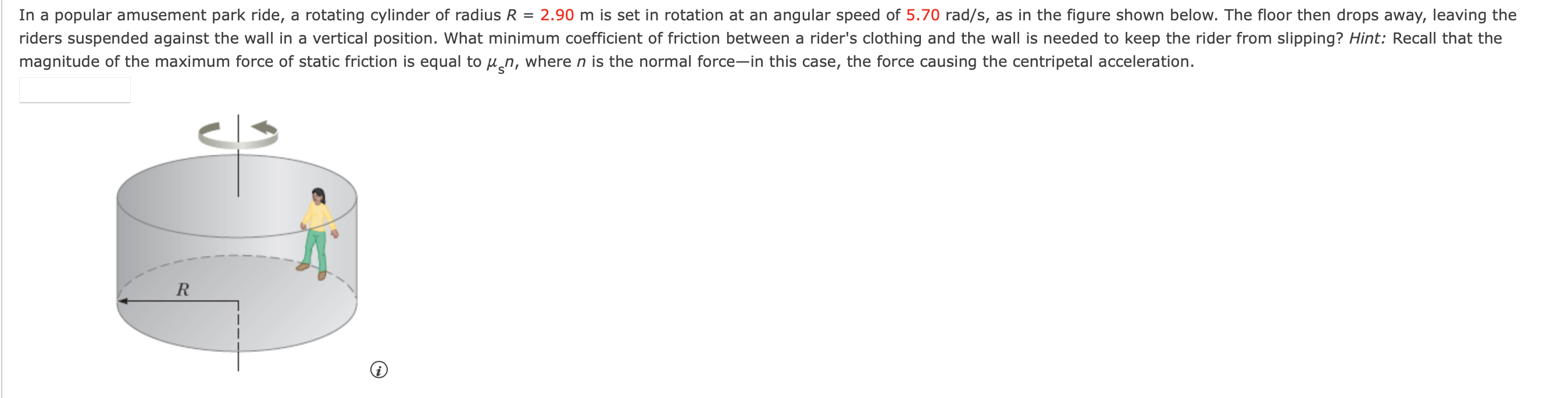 Solved magnitude of the maximum force of static friction is | Chegg.com