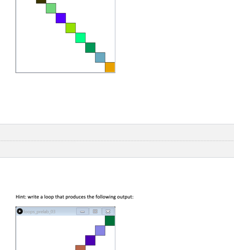 Solved 3. Create a processing sketch that produces output | Chegg.com