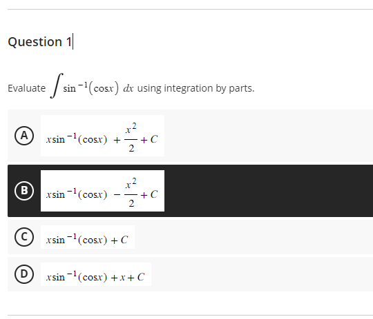 Solved Evaluate integral sin to the power of negative 1 end | Chegg.com Solved Evaluate integral sin to the power of negative 1 end | Chegg.com