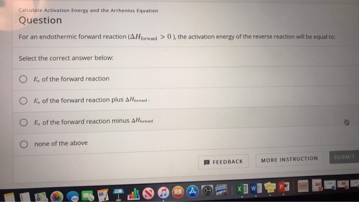 Solved Calculate Activation Energy and the Arrhenius | Chegg.com