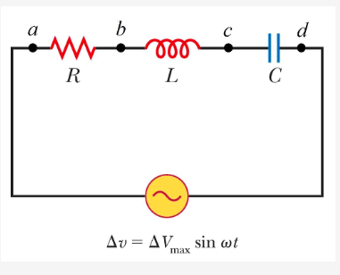 Solved An alternating current power source with a maximum | Chegg.com