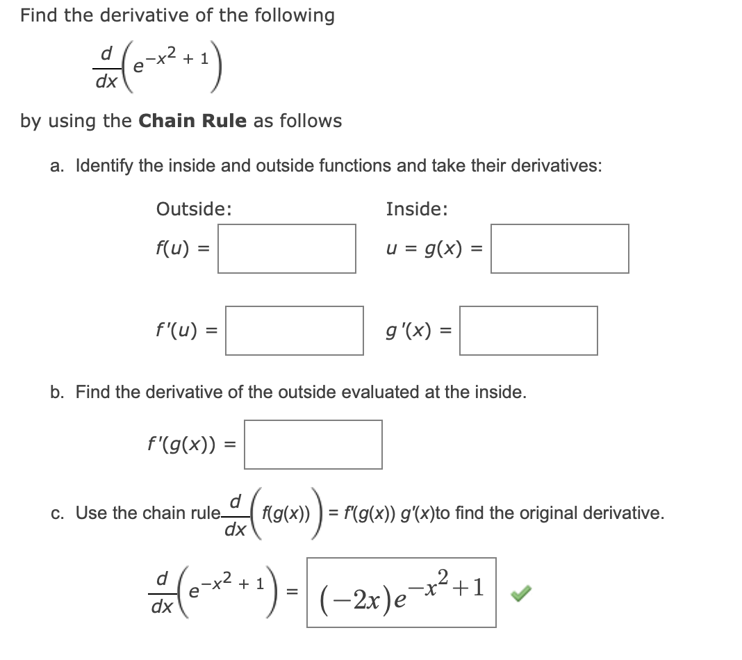 Solved Find the derivative of the following (2*2+) by using | Chegg.com
