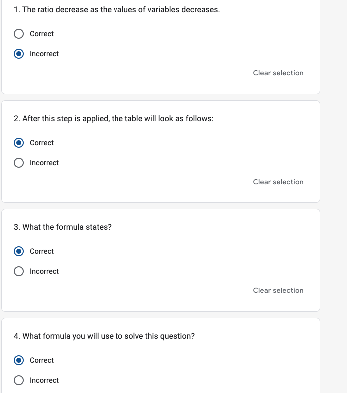 1. The ratio decrease as the values of variables | Chegg.com