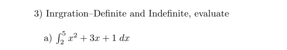 Solved 4) Approximate the integral in problem 3a) with a | Chegg.com