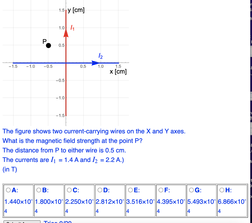 Solved The figure shows two current-carrying wires on the X | Chegg.com