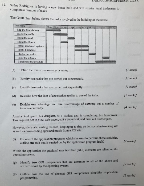 SECTIONA Answer all questions. 1. State one example | Chegg.com