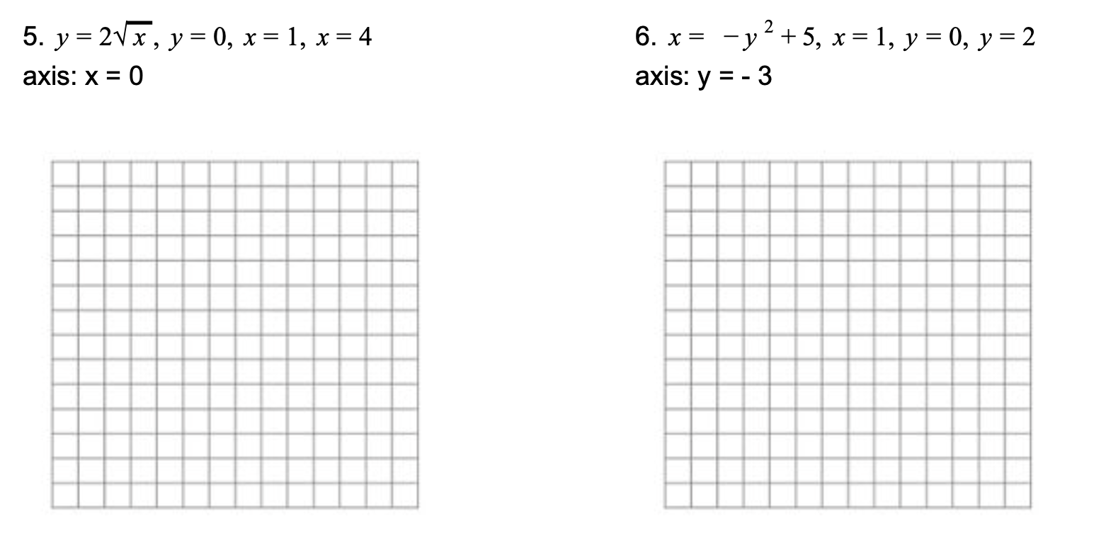Solved 5 Y 2Vx Y 0 X 1 X 4 Axis X 0 6 X Chegg