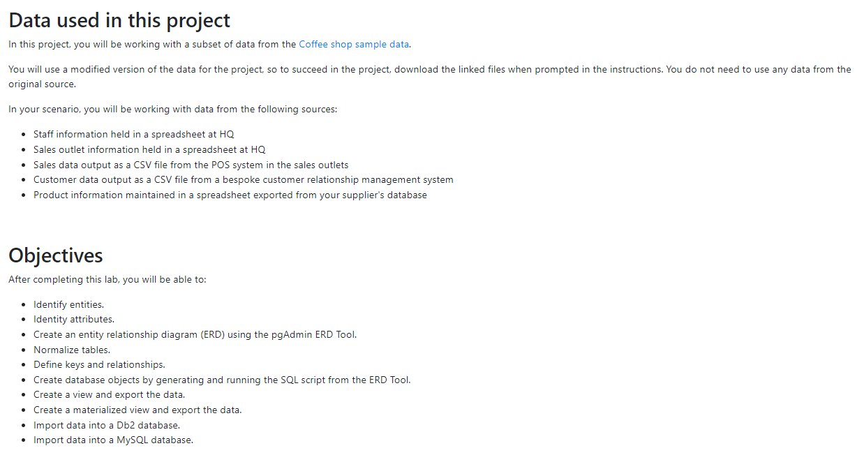 Solved Project : Database Design and Implementation | Chegg.com