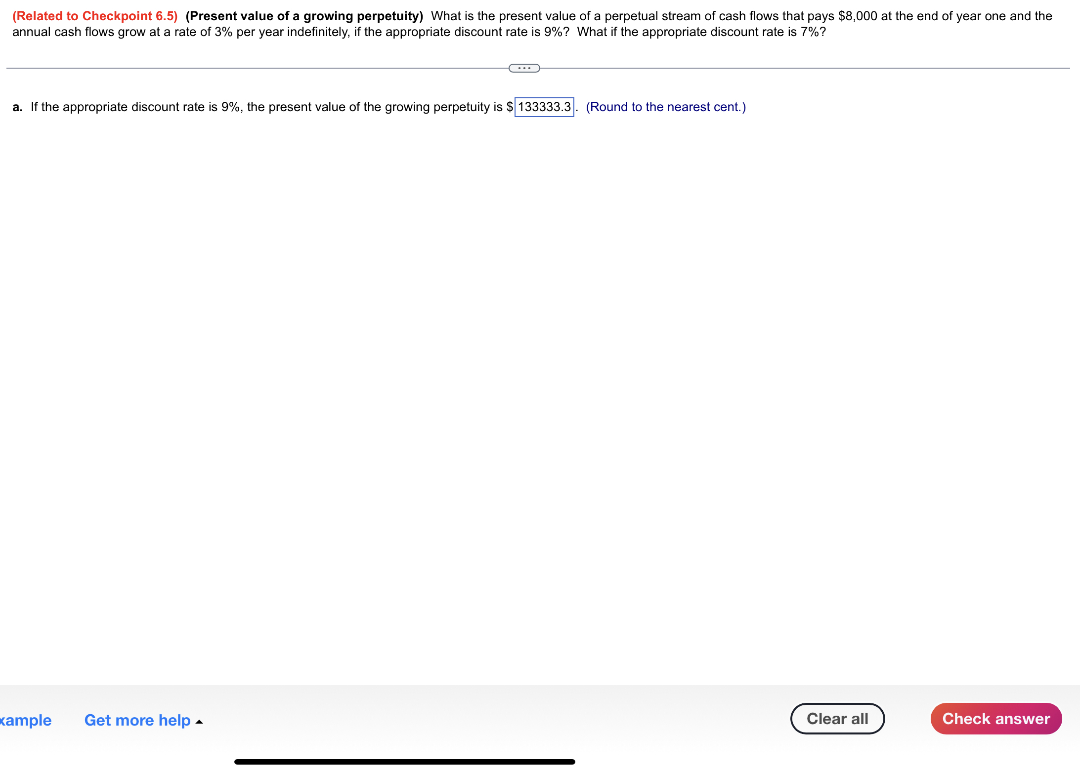 Solved (Related to Checkpoint 6.5) (Present value of a | Chegg.com