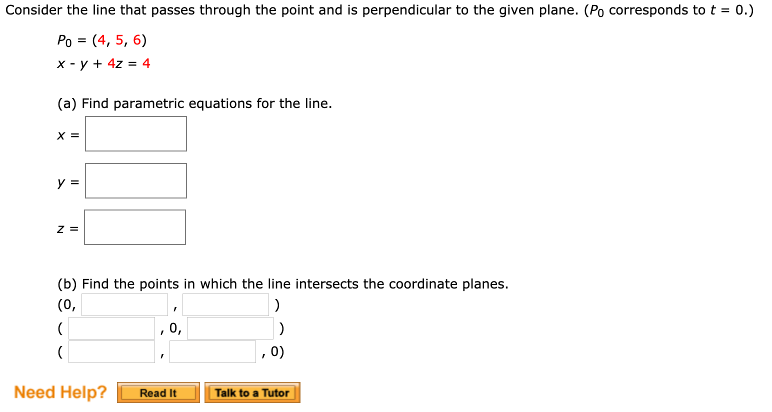 Solved Consider the line that passes through the point and | Chegg.com