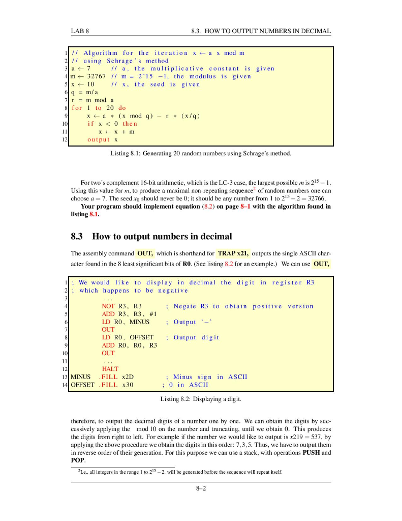 Solved THIS CODE IS DONE IN ASSEMBLY FOR THE LC 3SIMULATO