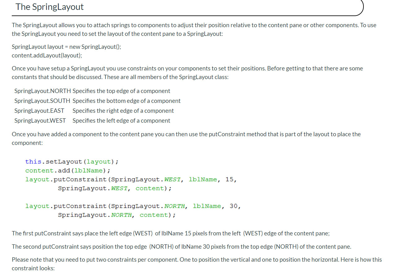 Solved text color of the values being output. Your interface | Chegg.com
