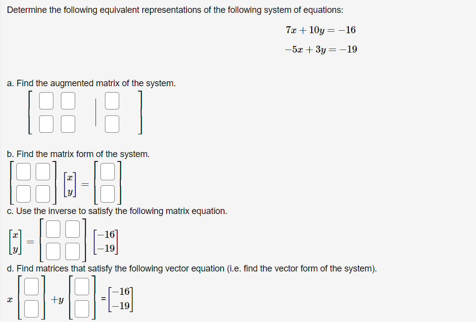 Solved Determine the following equivalent representations of | Chegg.com