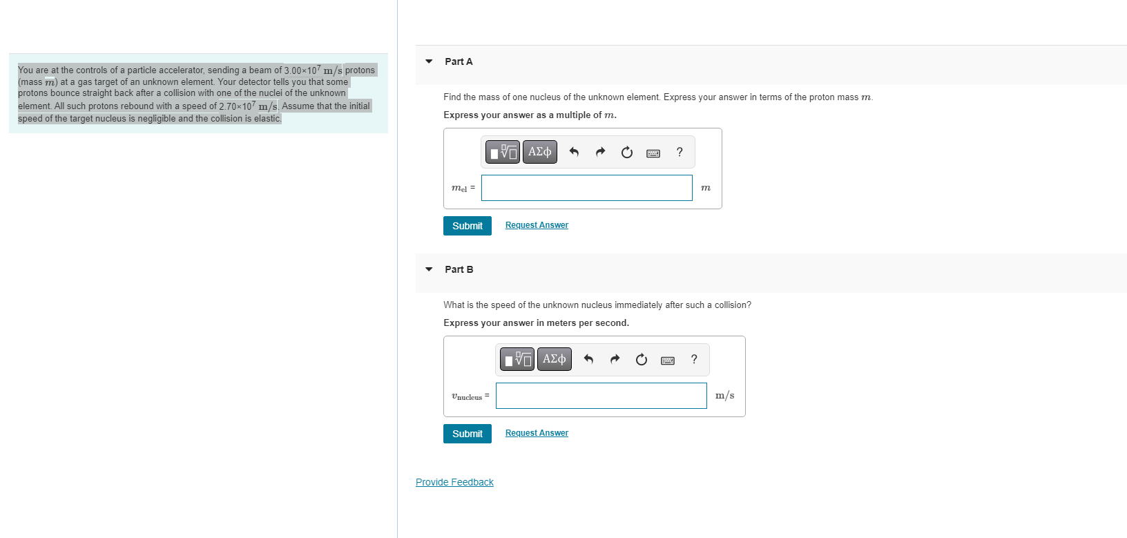 Solved You are at the controls of a particle accelerator, | Chegg.com