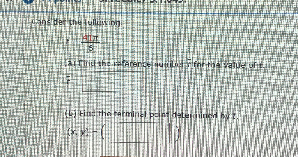 Solved Find The Reference Number For Each Value Of T C T 1887