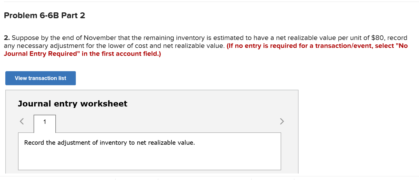 Solved Problem 6-6B Record transactions using a | Chegg.com