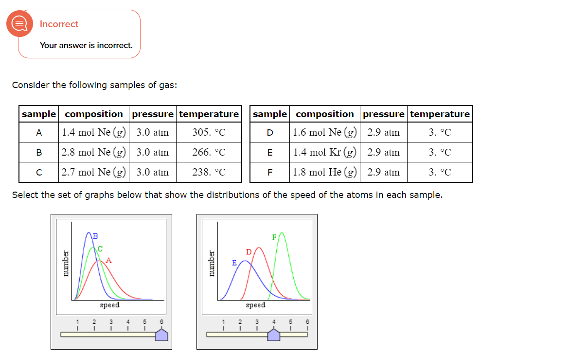 Solved Consider the following samples of gas: Select the set | Chegg.com
