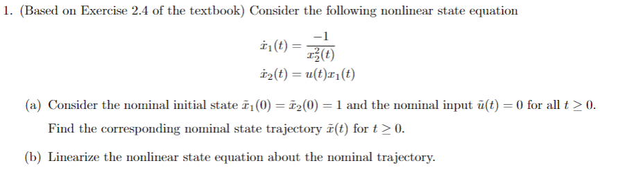 (Based on Exercise 2.4 ﻿of the textbook) ﻿Consider | Chegg.com